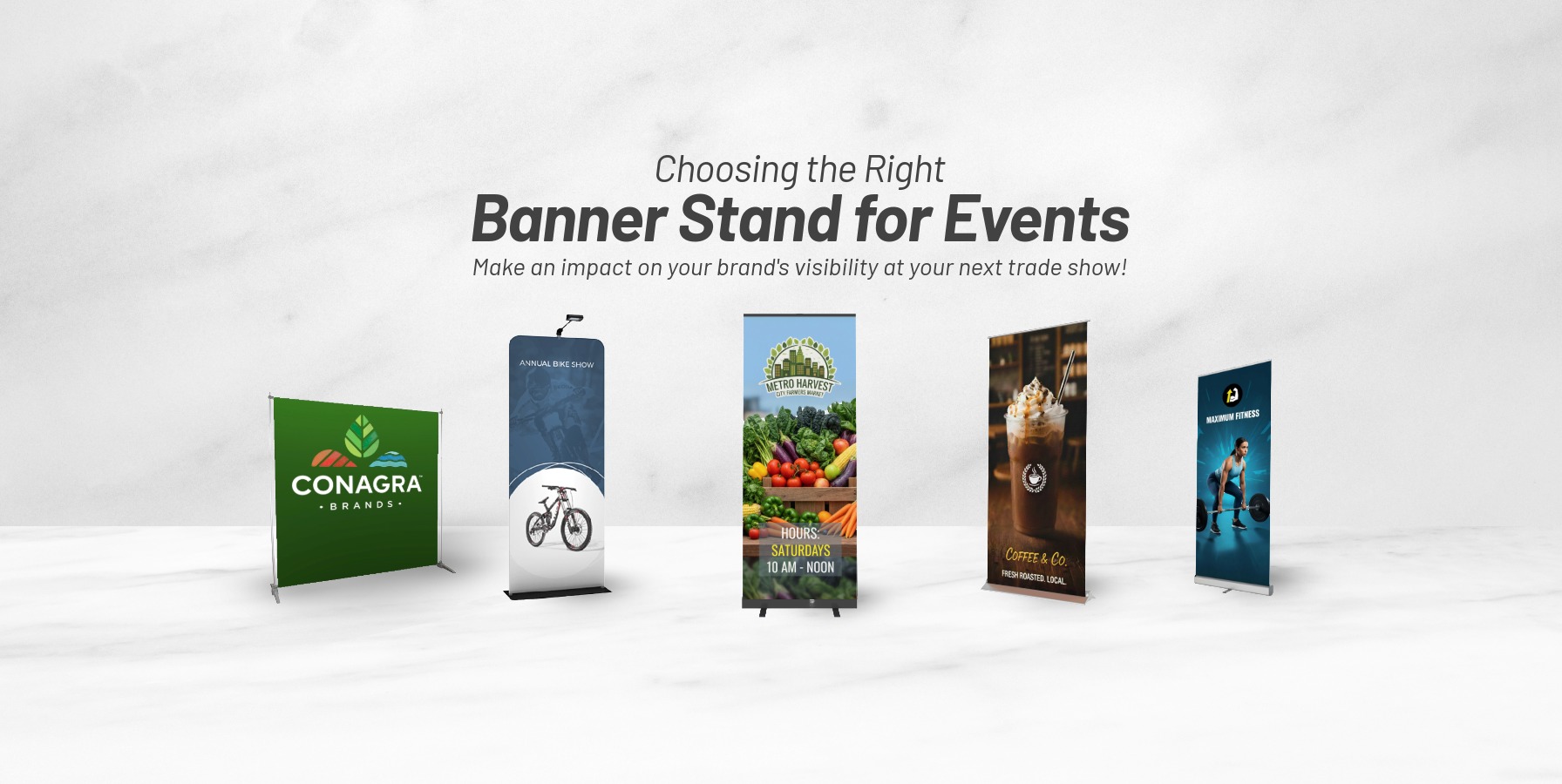 Choosing the Right Banner Stand for Events